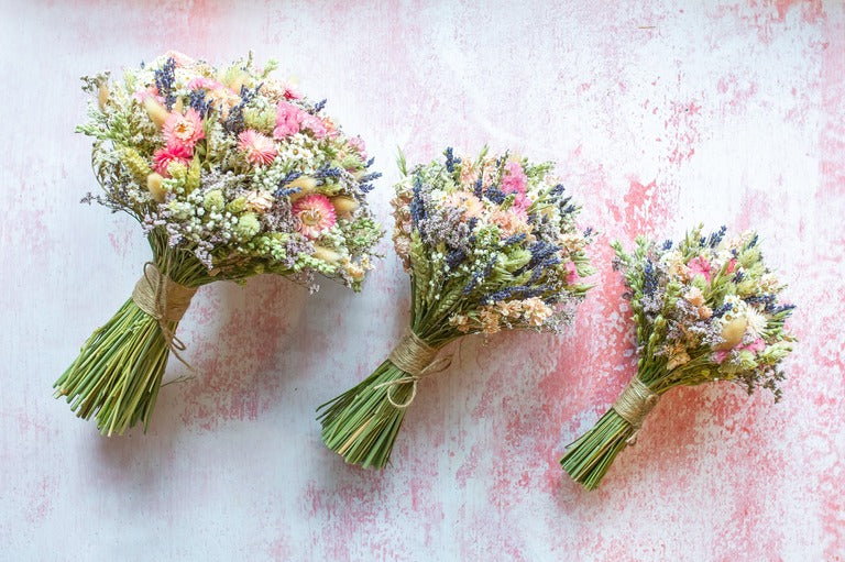 The Ultimate Guide to Dried Flower Wedding Bouquets | Atlas Flowers