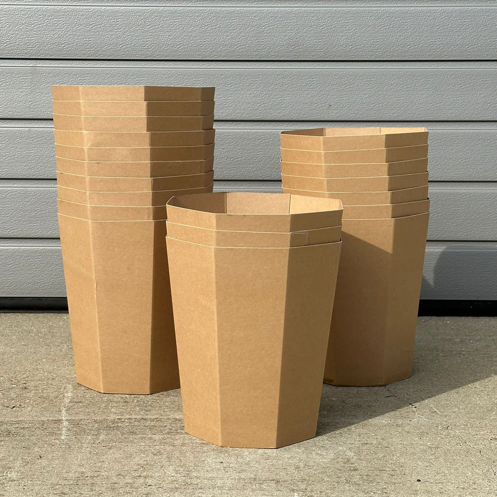 FSC Mix* Cardboard Display Bucket, Pack x 20 – Atlas Flowers