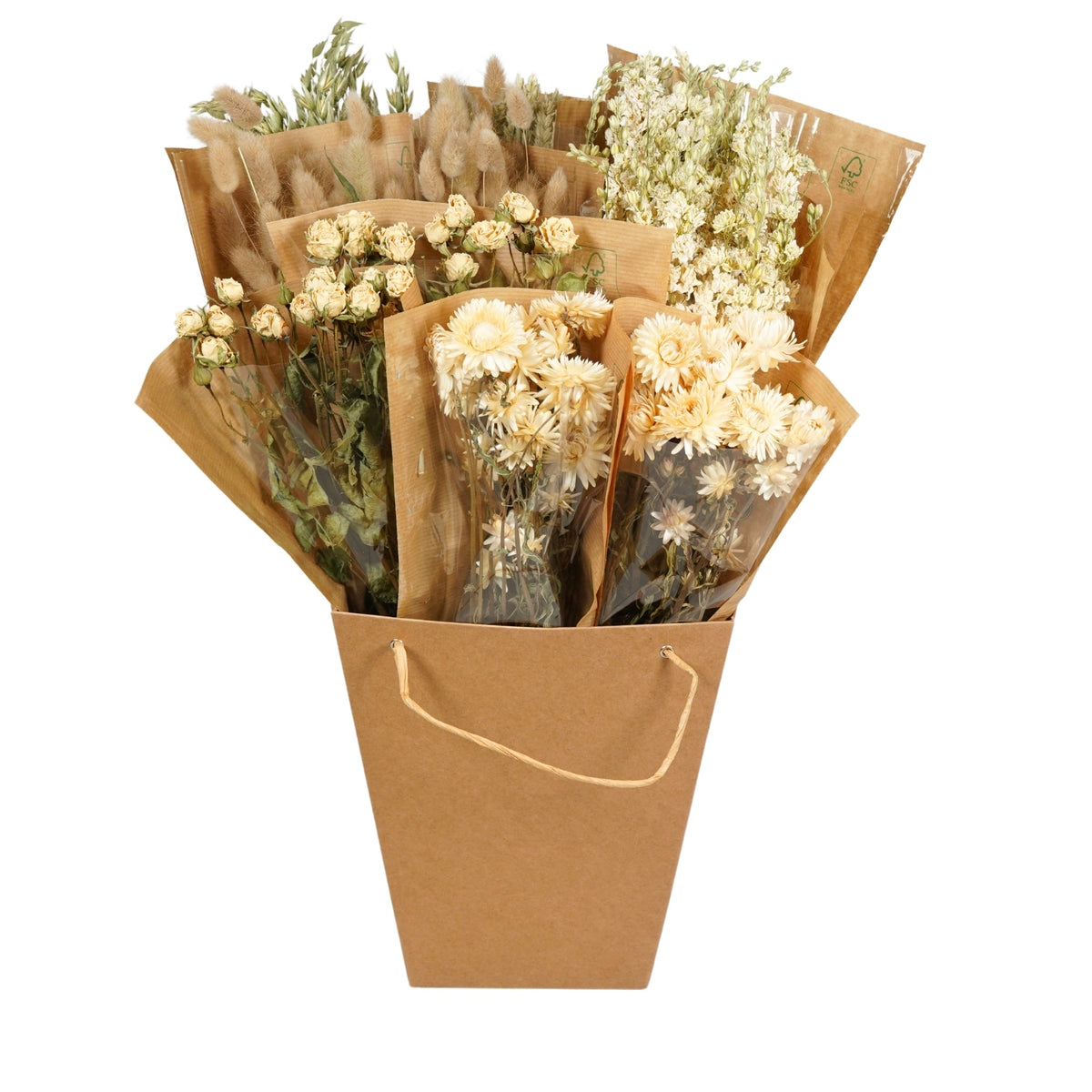 Pre Order Dried Flowers Mono mix, natural, box x 12 bouquets – Atlas ...