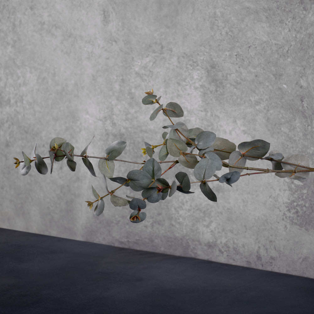Eucalyptus Branch, Artificial, Blue / Grey, 86cm – Atlas Flowers